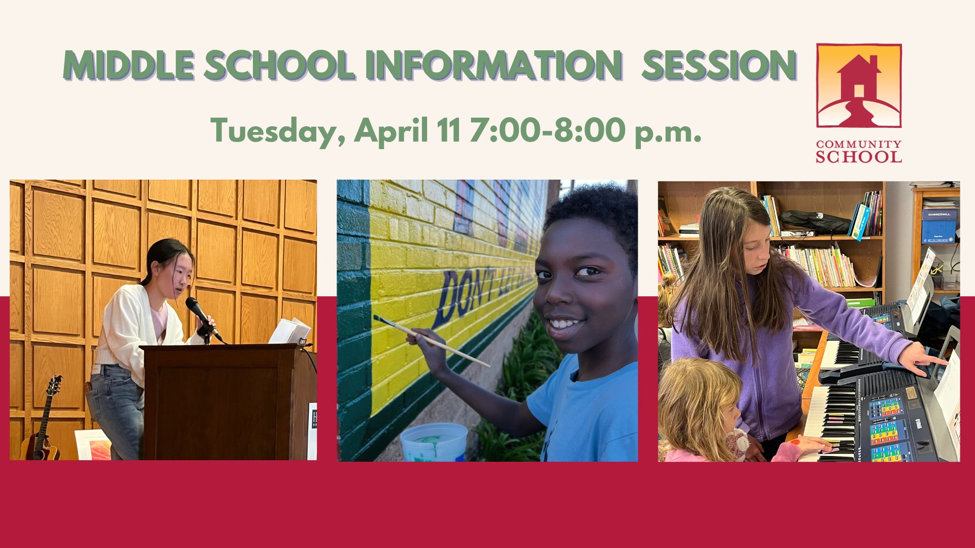 Admissions Events - Community School